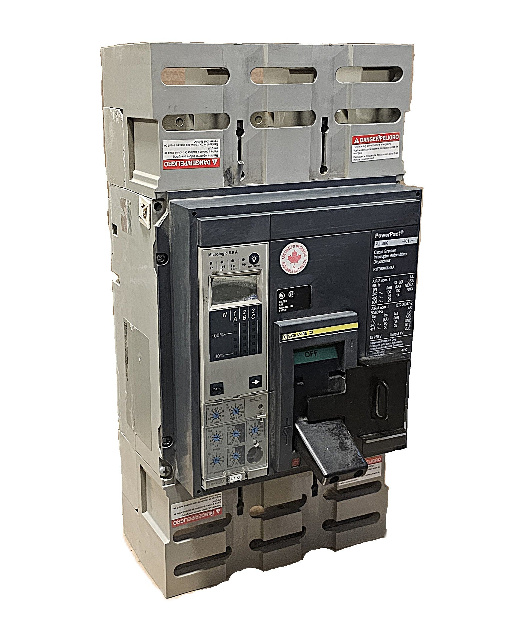 Schneider Electric PowerPact Masterpact PJF36040U44A Circuit Breaker 3 ...